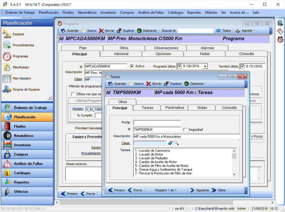 Programa de Mantenimiento EasyMaint | Sistema de Mantenimiento | Software de Mantenimento | CMMS